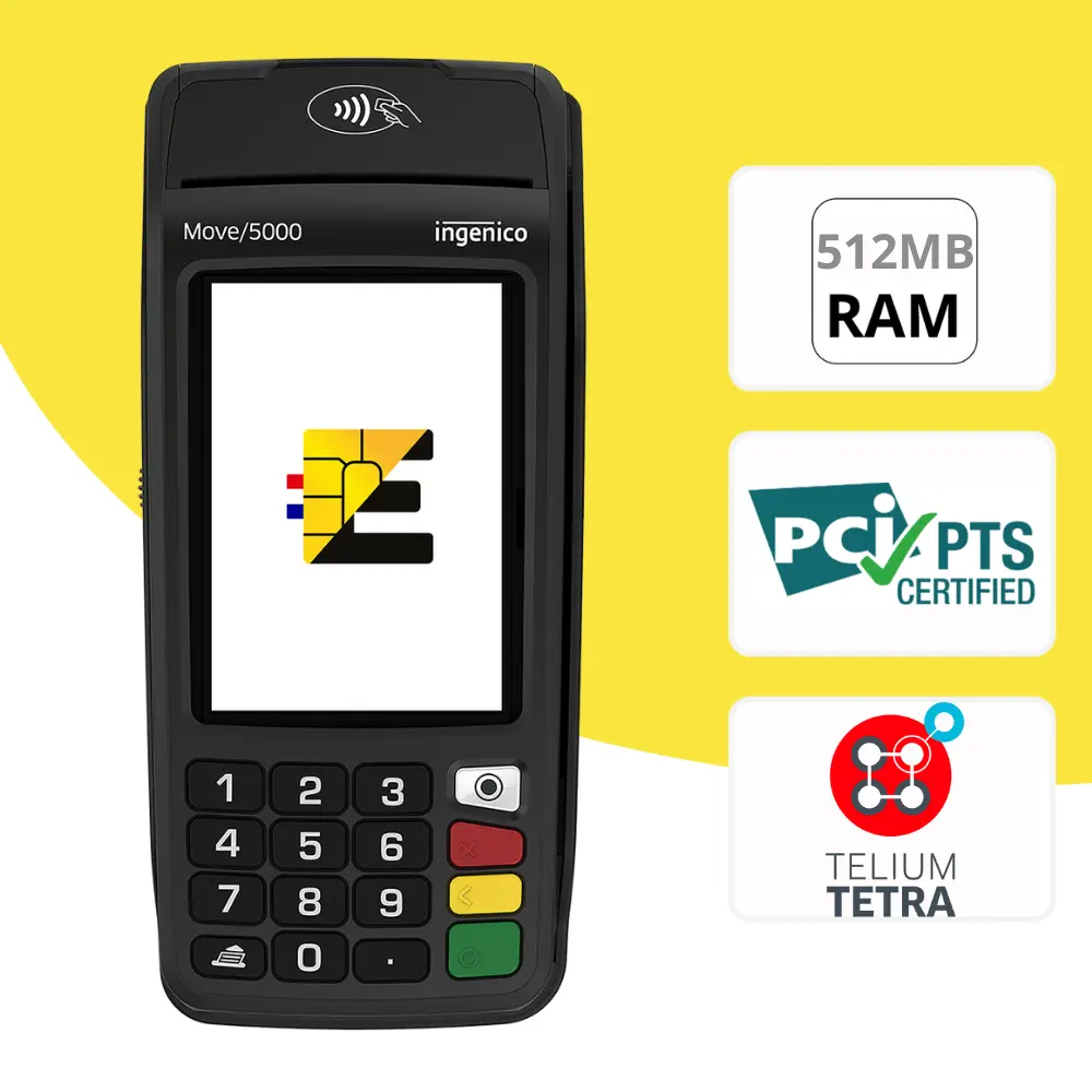 TPE Ingenico Move 5000 - Gamme TETRA | E-monétique
