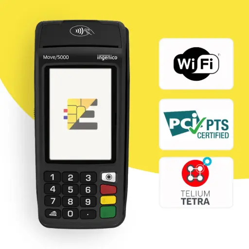 TPE Ingenico Move 5000 dès 315€ Neuf & garanti | E-monétique